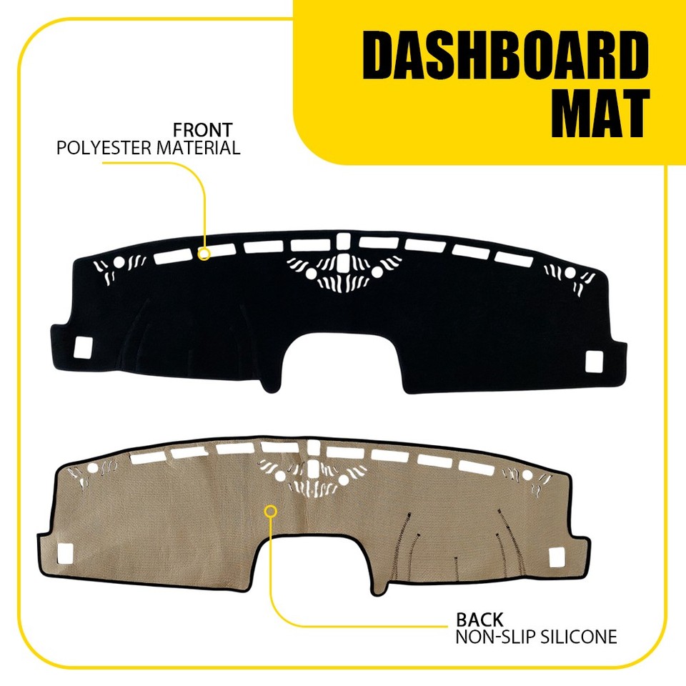 Fits 2022-2025 Ford Maverick Dashboard Cover Anti-Glare Dash Mat Pad ...
