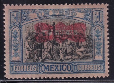 ucr85 Mexico 1916 GPM Corbata ovpt on 1910 issue Sc#526 | eBay