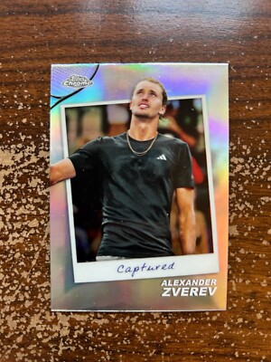 Alexander Zverev, Captured #CTD-AZ - 2024 Topps Chrome Tennis | eBay