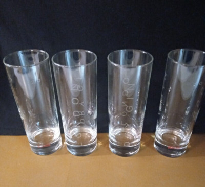 BEEFEATER 1820 London Dry Gin 10oz Highball Glass Barware set of 4 | eBay