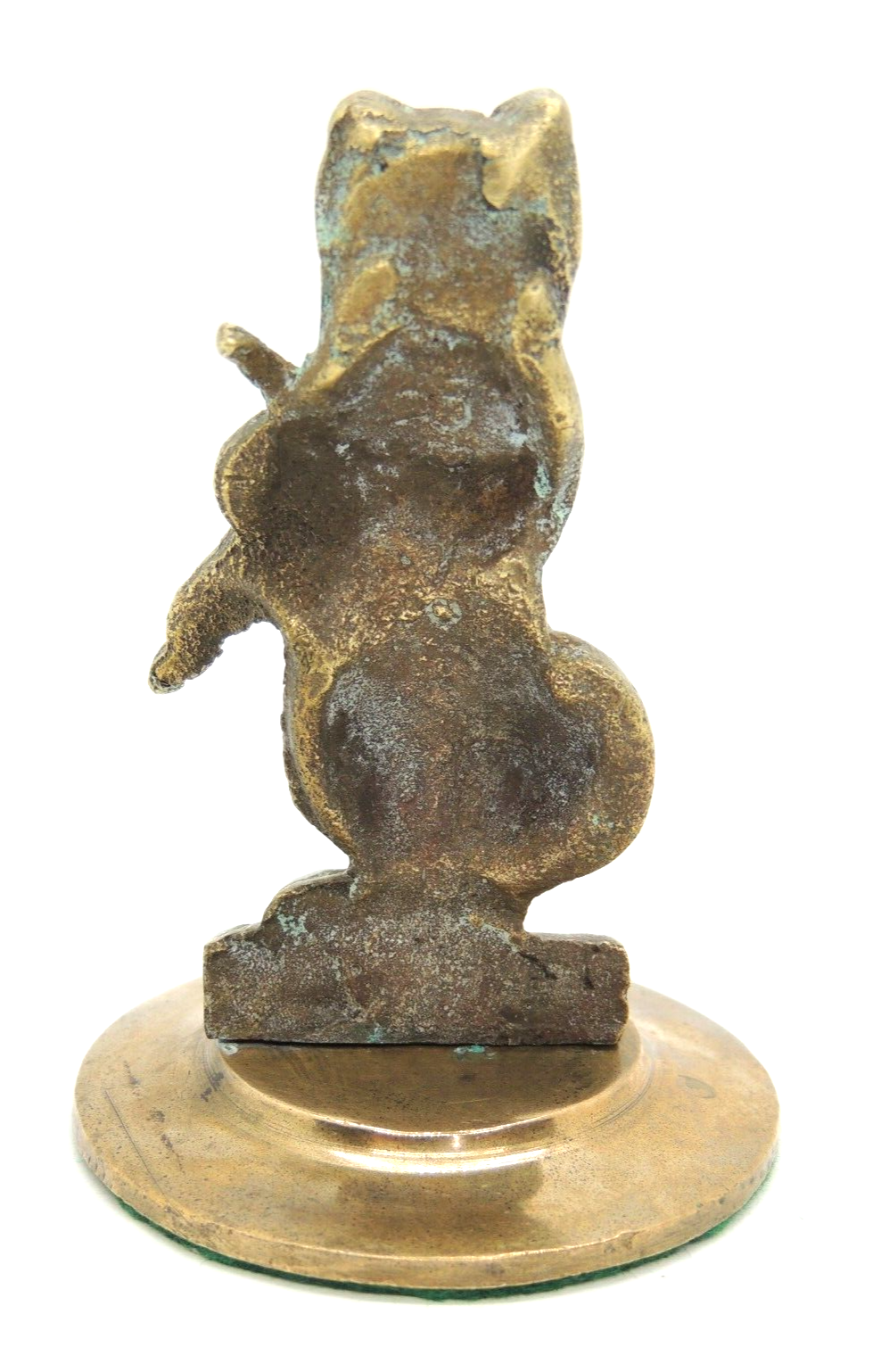 Vintage Brass Cat and Fiddle Figure Cat Playing the Fiddle Figurine ...