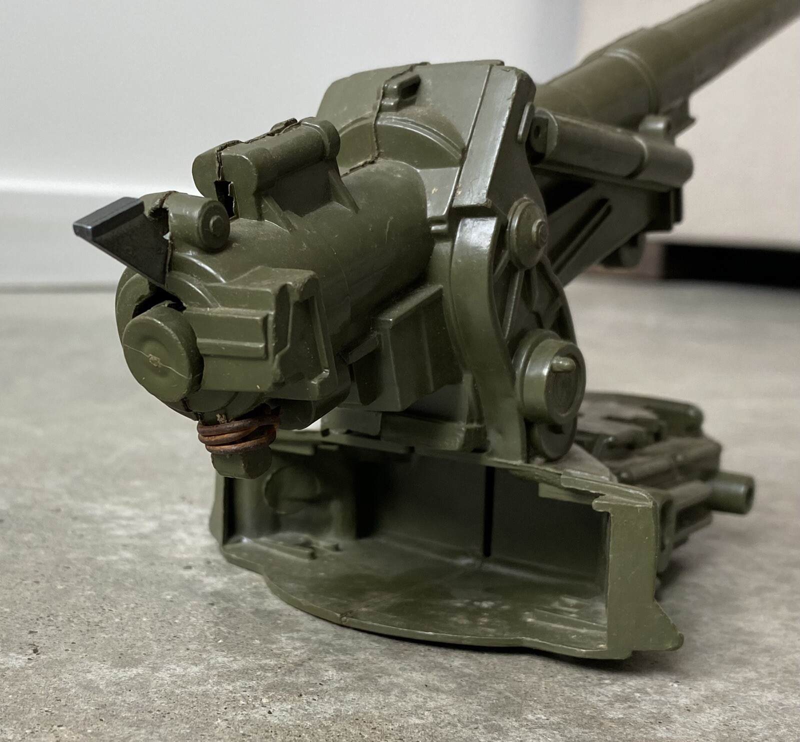 Vintage Toy Truck Cannon MARX Military Mobile Artillery U. S. Army 1940 ...