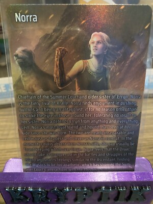 Kryptik TCG Norra 60/112 Foil Lore Card (Limited) Patreon | eBay