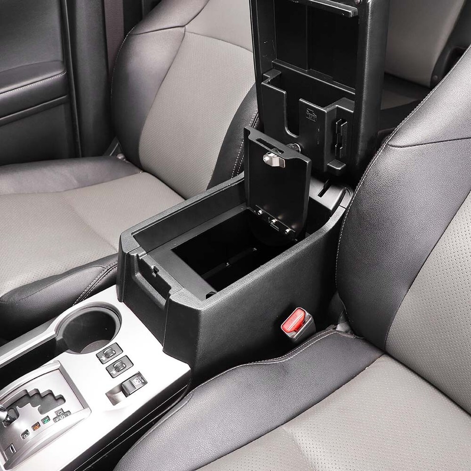 Metal Armrest Organizer Gun Safe Storage Lock Box W/Key Locks For ...