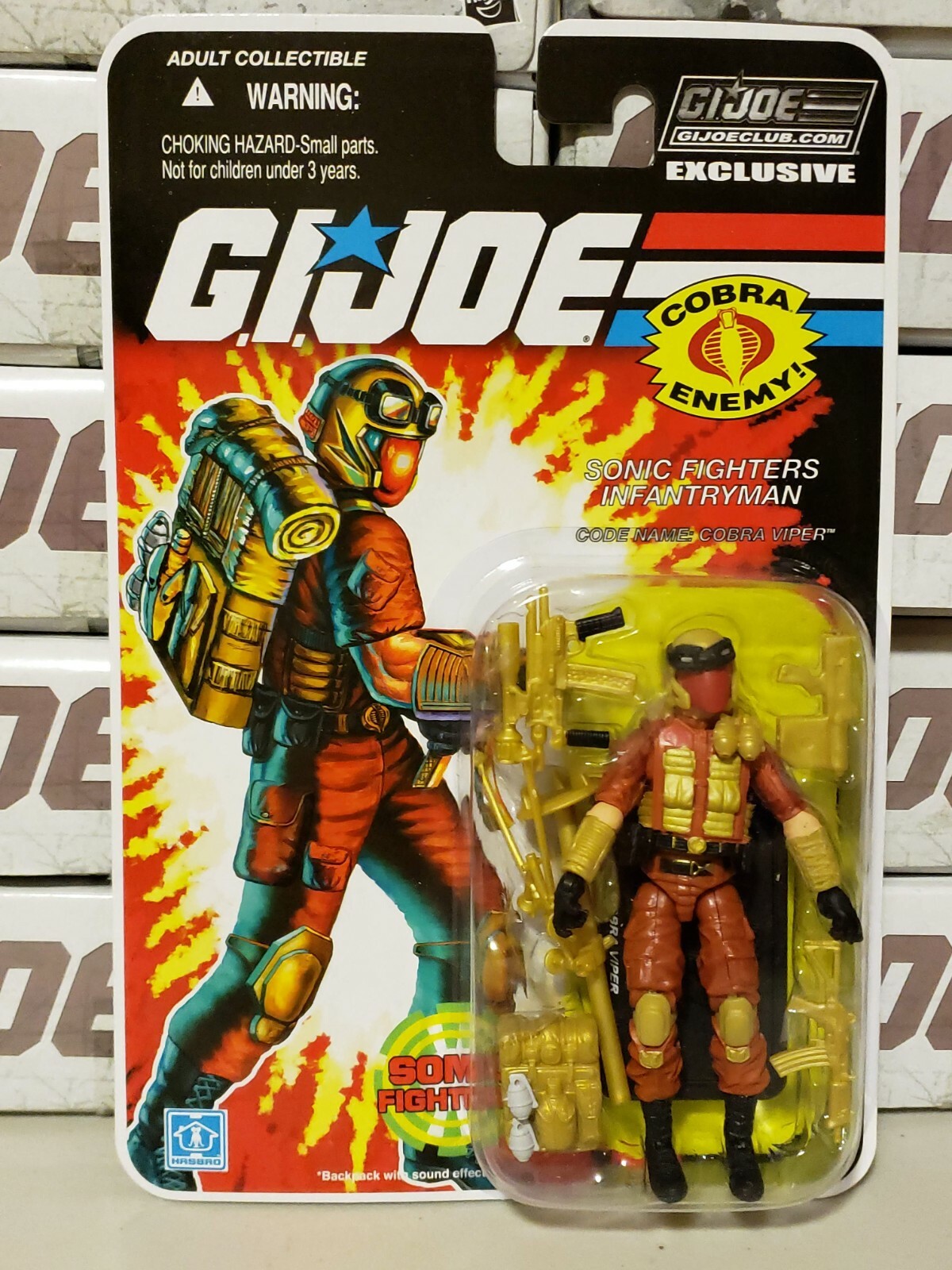 GI Joe Collectors Club "FSS" FINAL 12 Sonic Fighters Cobra Viper *NEW ...