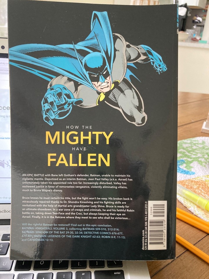 BATMAN KNIGHTFALL VOLUME 3 DC COMICS | eBay