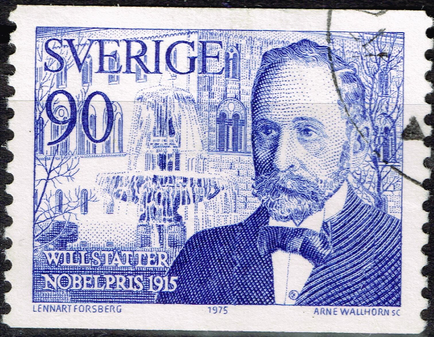 Sweden Famous German chromatography chemist Willstatter 1915 Nobel ...