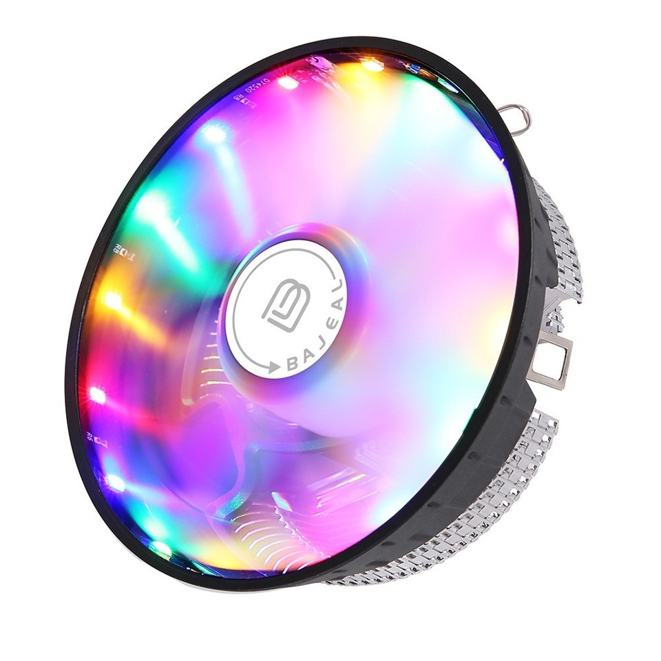 For Bajeal P3 Radiator CPU Fan with Colorful Lights for Efficient ...