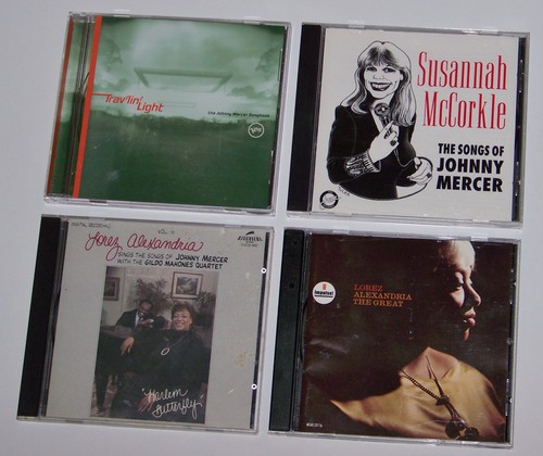 Johnny Mercer Tribute CDs, Lot of 4: Lorez Alexandria, Travelin' Light ...