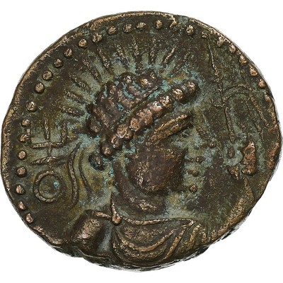 [#1279430] Kushan Empire, Vima Takto, Tetradrachm, 55-105, Billon, EF ...