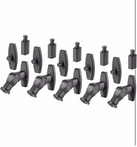 Rocketfish Tilting Wall Mounts Small Speakers 5-Pack RF-HSWM5B Black | eBay