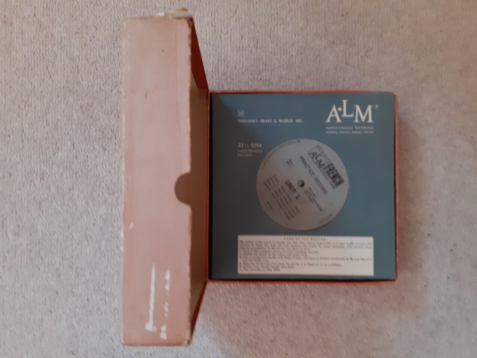 ALM FRENCH LEVEL ONE SECOND EDITION PRACTICE RECORD SET - 15 X 7" VINYL ...
