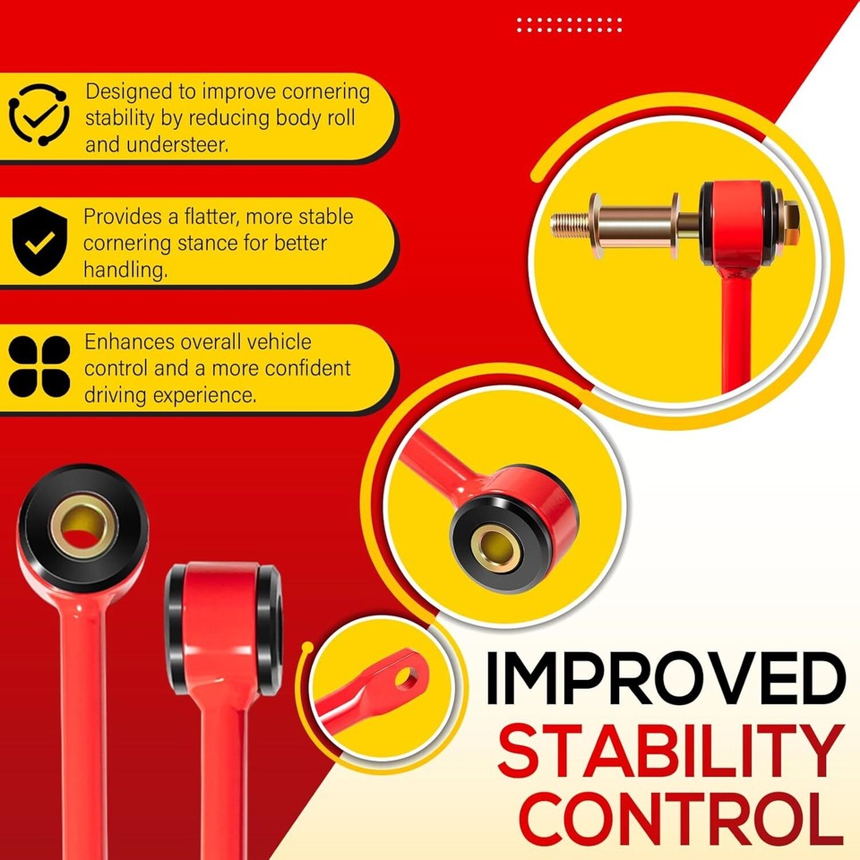 PTR11-34070 Rear Sway Bar Kit Suspension Stabilizer Bar For Toyota and ...