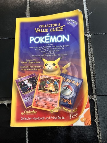 Softcover Pokemon Collectors Value Guide Original Premiere Edition 1999 ...