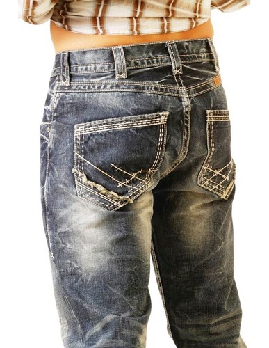 B. Tuff Western Denim Jeans Mens Torque Bootcut Rlx Dark Wash MTRQUE | eBay