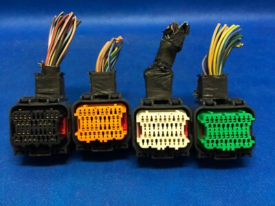 03 DODGE DURANGO 4.7 ECM ECU PCM ENGINE COMPUTER PLUGS CONNECTORS 124AB ...