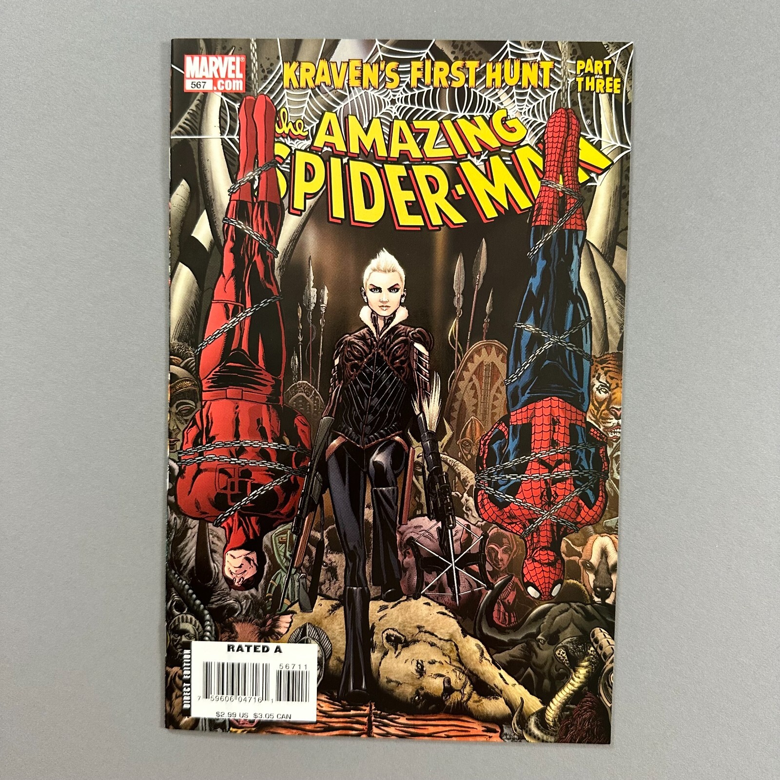 AMAZING SPIDER-MAN 567 1ST APPEARANCE SASHA KRAVINOFF (2008, MARVEL) | eBay