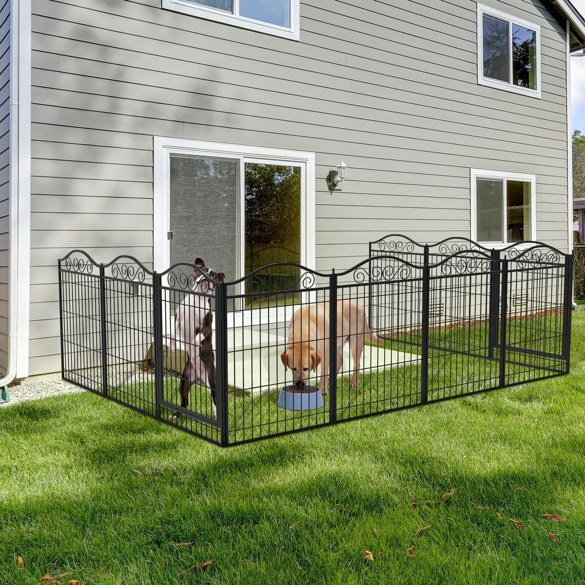 Temporary Portable Dog Fence Expandable Dog Fence, Expandable Dog