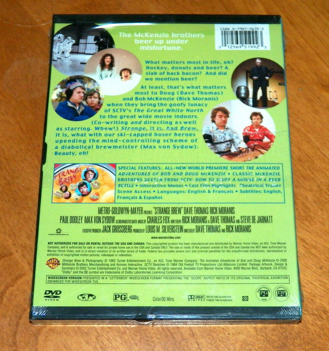 STRANGE BREW Rick Moranis Dave Thomas Beer Comedy Classic DVD SEALED ...