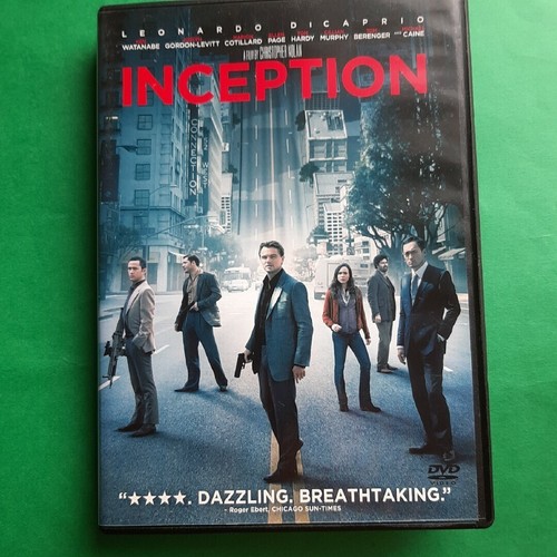 INCEPTION movie DVD English Japanese Portuguese sub title voiceover ...