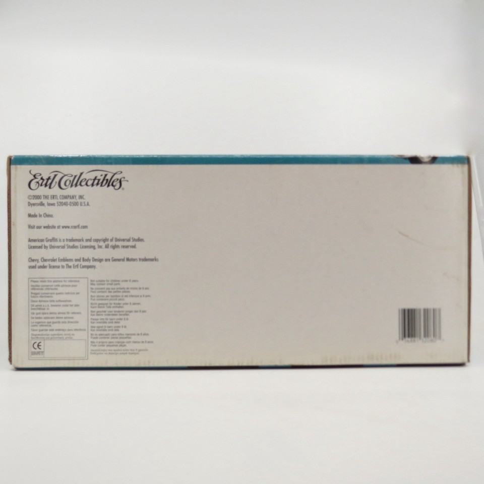 American Graffiti - 1955 Bob Falfa's 55 Chevy black 1:18 scale ERTL ...
