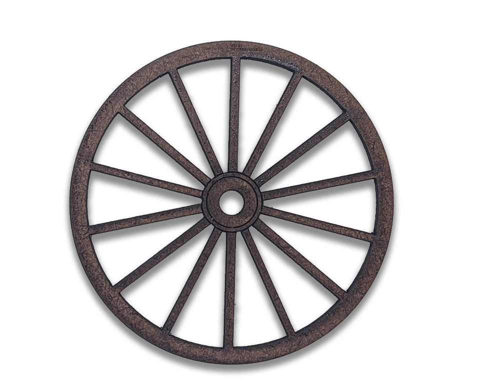 14 spoke wheels for crafts (Set of 4), Composite wooden wheels, | eBay