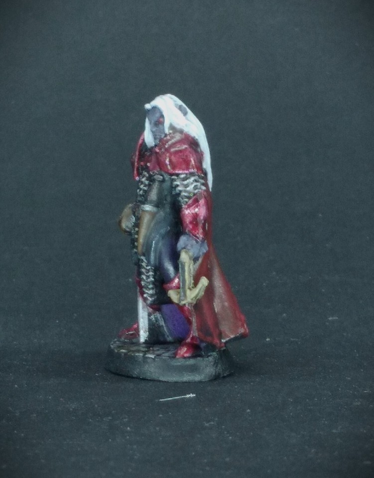 Reaper Metal Miniature Dark Elf Male Warrior Drow Ranger Painted | eBay