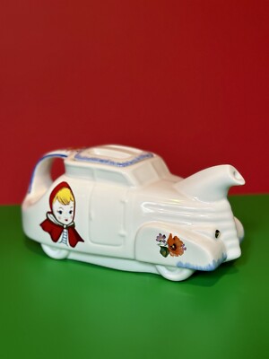 HALL China Limited Edition Red Riding Hood Car Pitcher Teapot ...