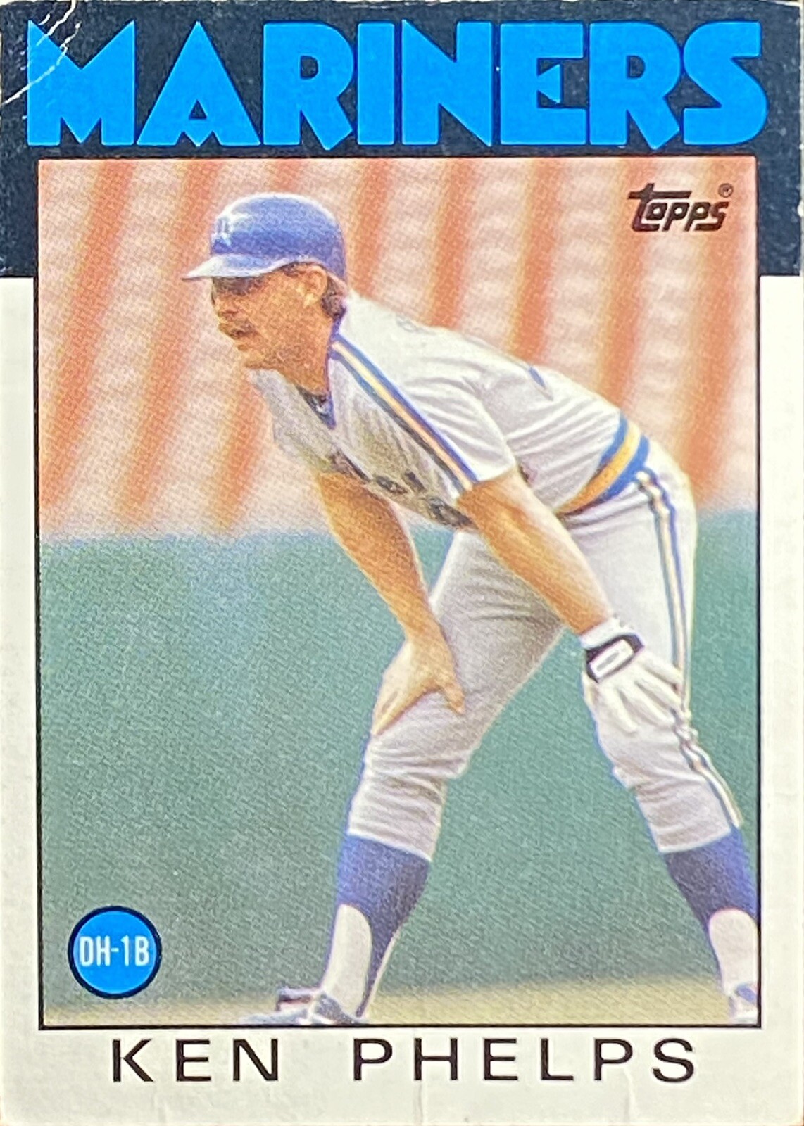 1986 Topps #34 Ken Phelps Seattle Mariners Baseball Card | eBay