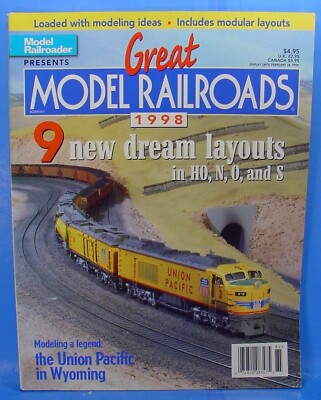 GREAT MODEL RAILROADS 1998 ,MODEL RAILROADER PRESENTS, 9 LAYOUTS UNION ...