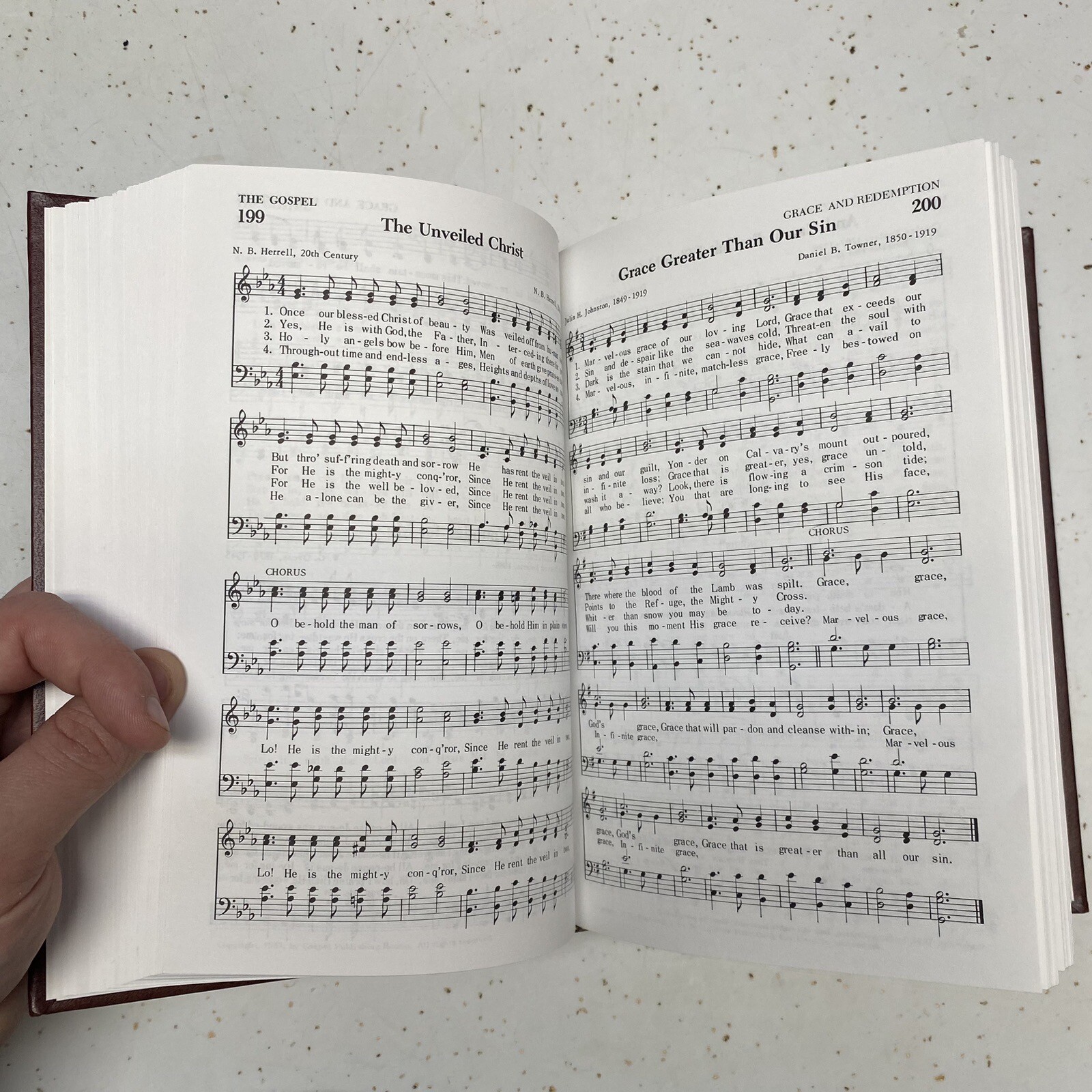 Vintage 1969 Church Songbook Hymns of Glorious Praise Hardcover Printed ...