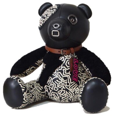 NEW LIMITED EDITION COACH SMOOTH PEBBLED LEATHER/SHEAR BLACK BEAR | eBay