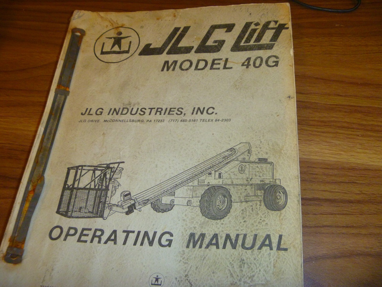 JLG 40G Telescoping Boom Lift Owner Operator Manual User Guide | eBay
