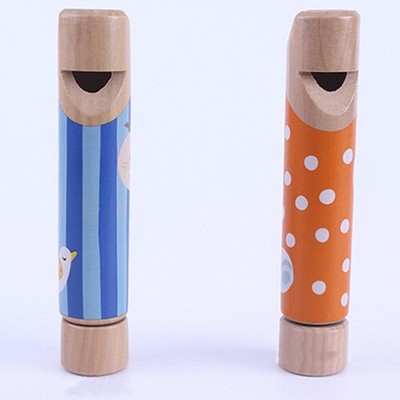 4 Pcs Wood Slide Whistle Baby Musical Instruments Children's Whistles ...