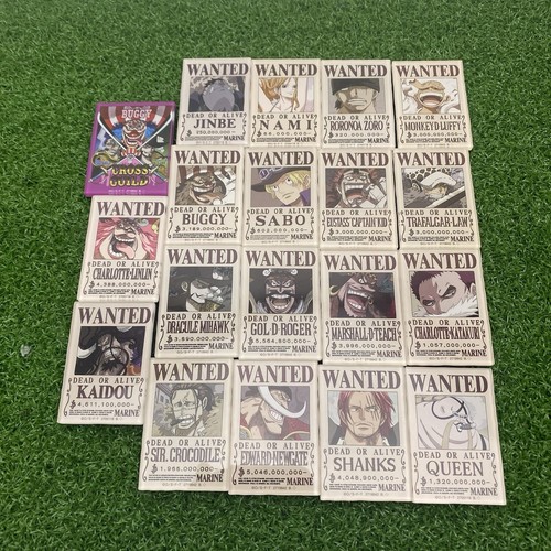 One Piece Wanted Poster Blind Bag Character Decal Magnet - Pick Your ...