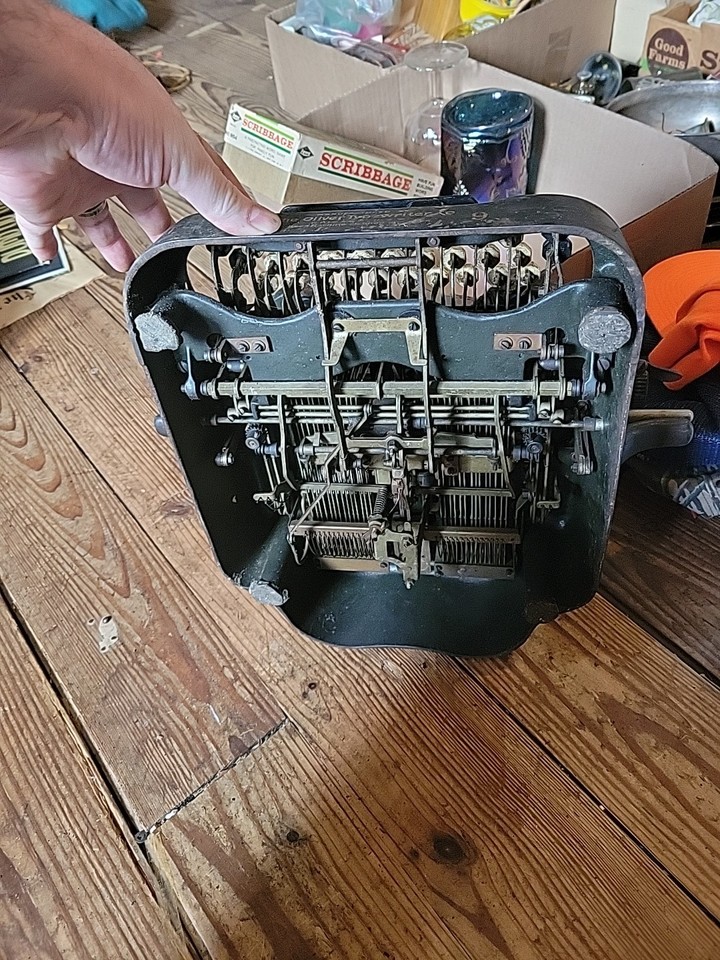 Rare Antique 1900's Oliver No 9 BATWING Typewriter | eBay