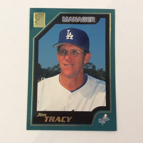 2001 Topps Traded T150 Jim Tracy Los Angeles Dodgers | eBay