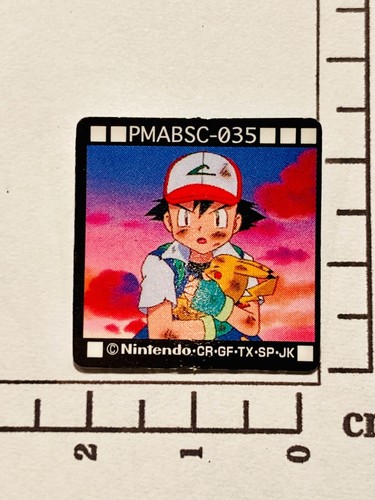 Ash Pokemon Minimi Card flake No. 035 Vrey Rare Japan Nintendo F/S | eBay