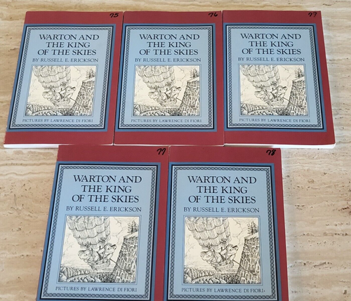 Lot of 5 Warton and the King of the Skies Russell Erickson 1989 Ex ...