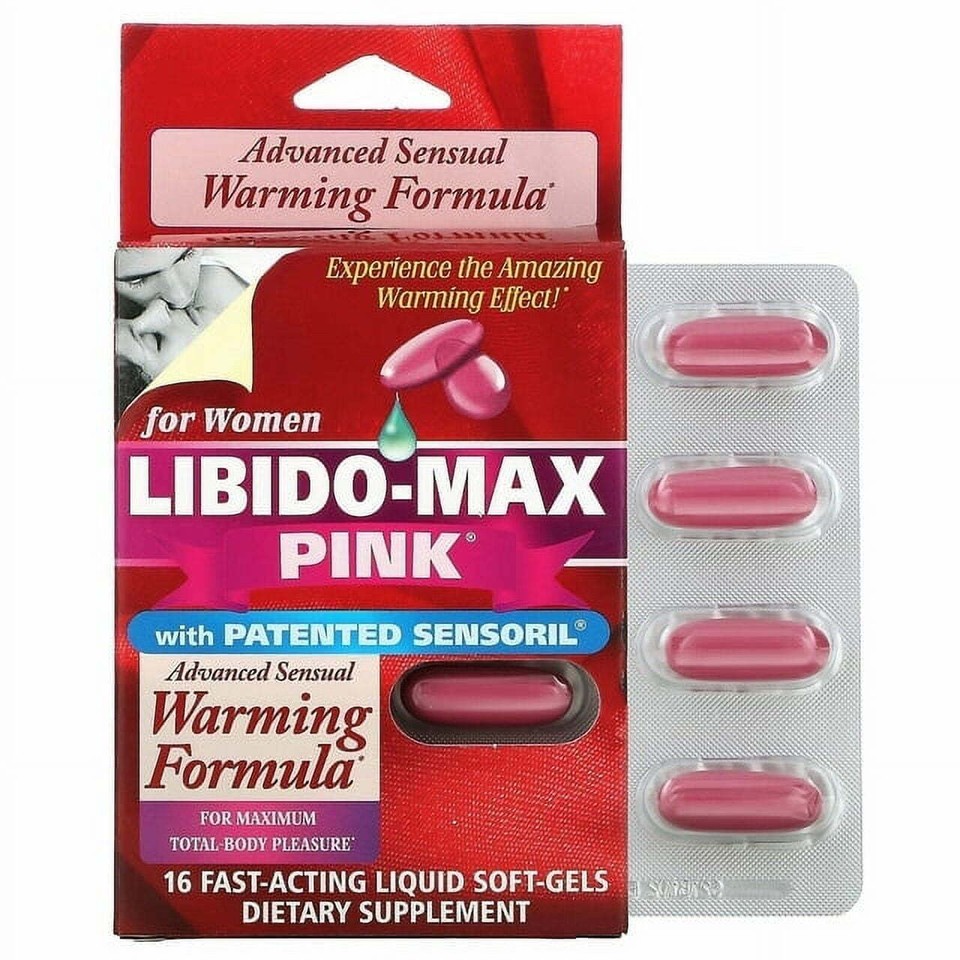 LIBIDO-MAX PINK for Women Advanced Sensual, 16 soft-gels, (Pack of 2) ASK EXP | eBay