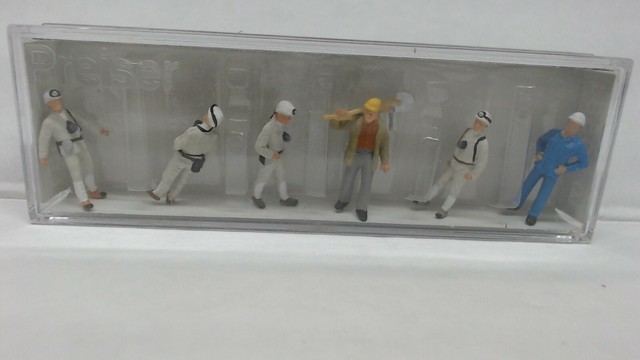 Preiser HO-Scale Mine Workers Six-Figure Set for sale online | eBay