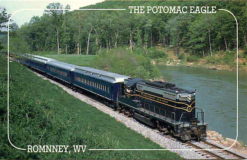 Postcard The Potomac Eagle Railroad Excursion Train, Romney, West ...