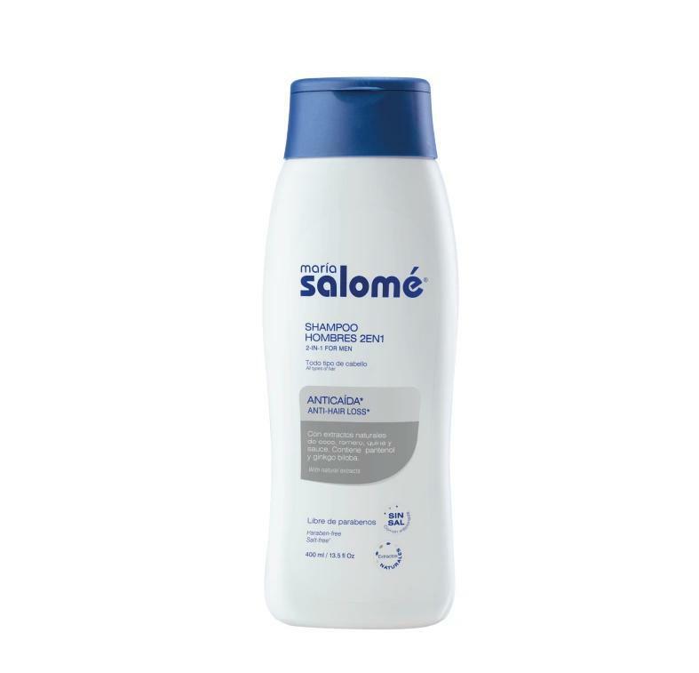 María Salomé KIT Shampoo 2EN1 Prevencion Caida + Gel Fijador | eBay