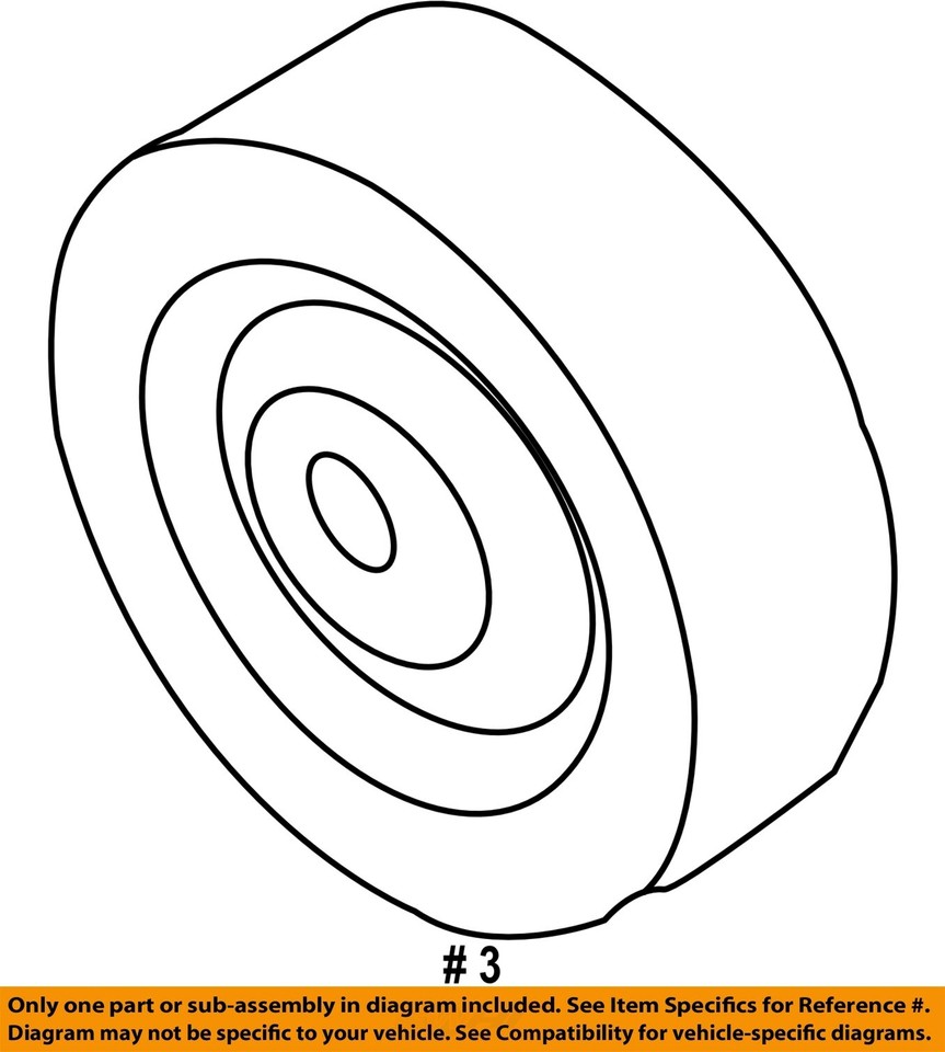 GM OEM-Idler Pulley 98057284 | eBay