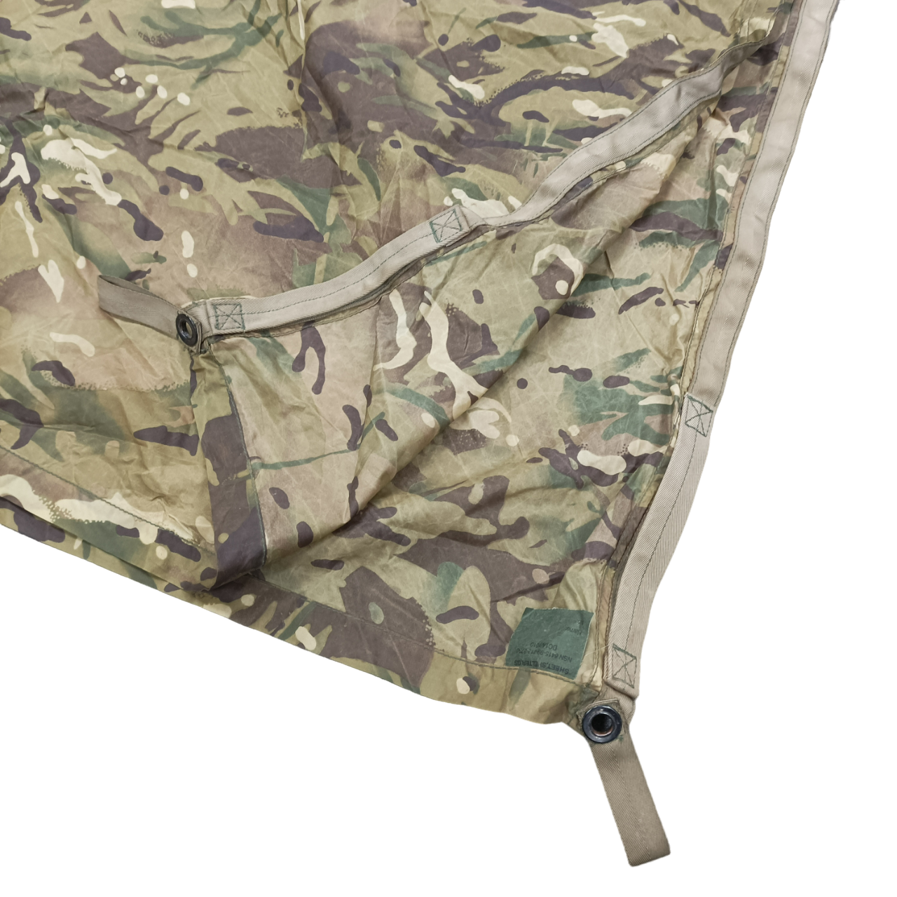 British Army BASHA Shelter Waterproof Tarp Bushcraft Groundsheet ...