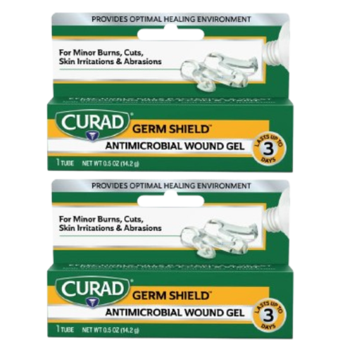( 2 pack )-GERM SHIELD Silver Solution Wound Gel By CURAD 0.5oz | eBay
