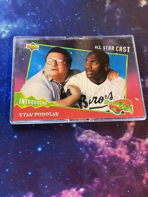 1996 UD Space Jam All Star Cast Introducing Stan Podolak Michael Jordan ...