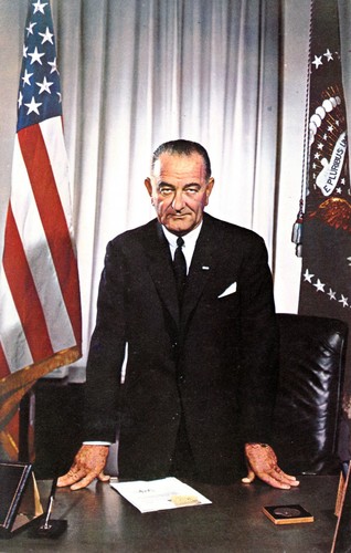 Vintage Lyndon B Johnson 36th President Of The United States Postcard ...