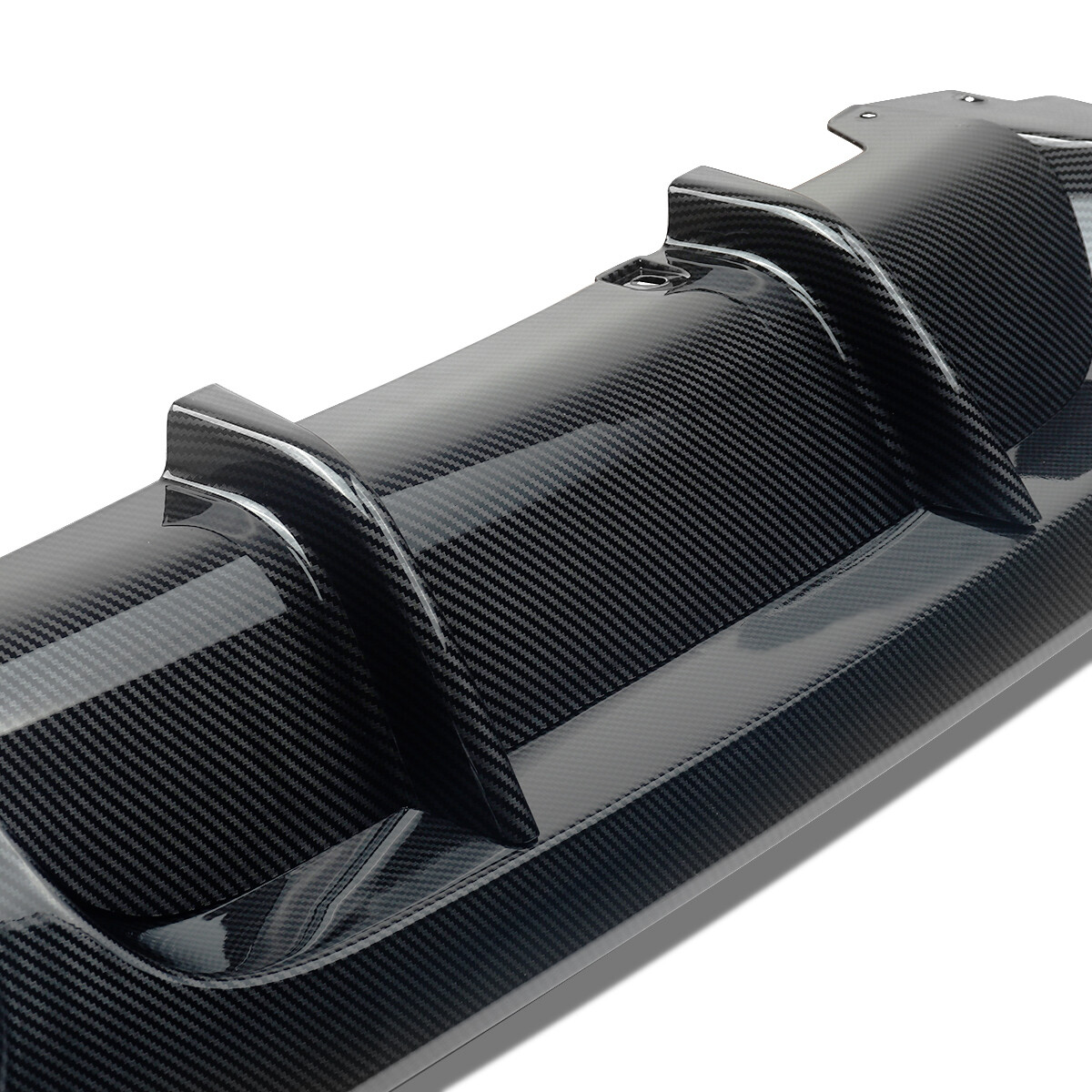 Carbon Fiber Style Dual Exhuast Rear Diffuser for BMW E92 E93 M-Sport ...