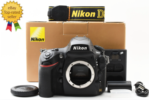 [NEAR MINT w/Box] Nikon D800 Black 36.3MP DSLR FX Body Only From JAPAN ...